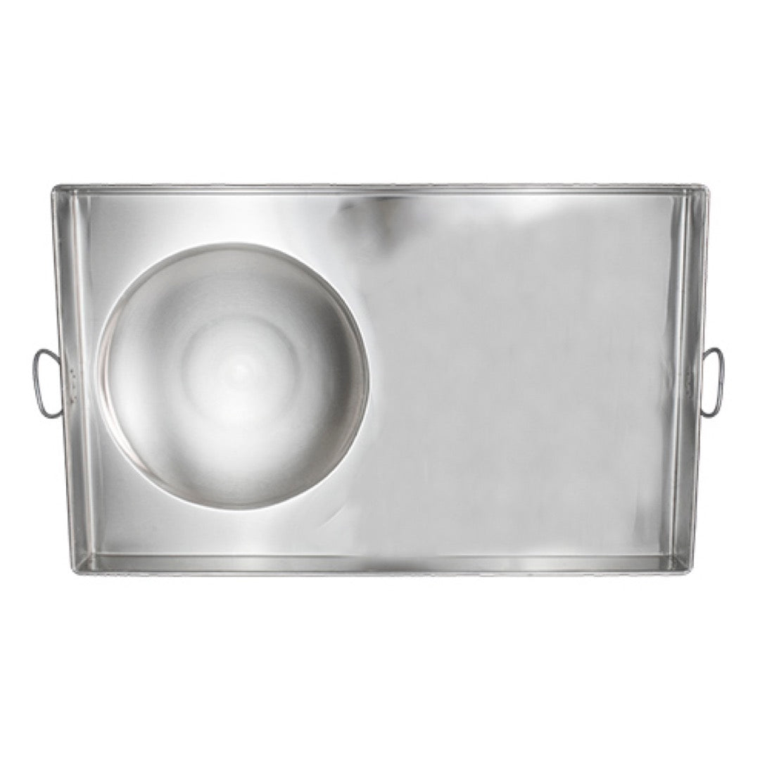 Comal Pozo Lateral De 50X80 Acero Inox.