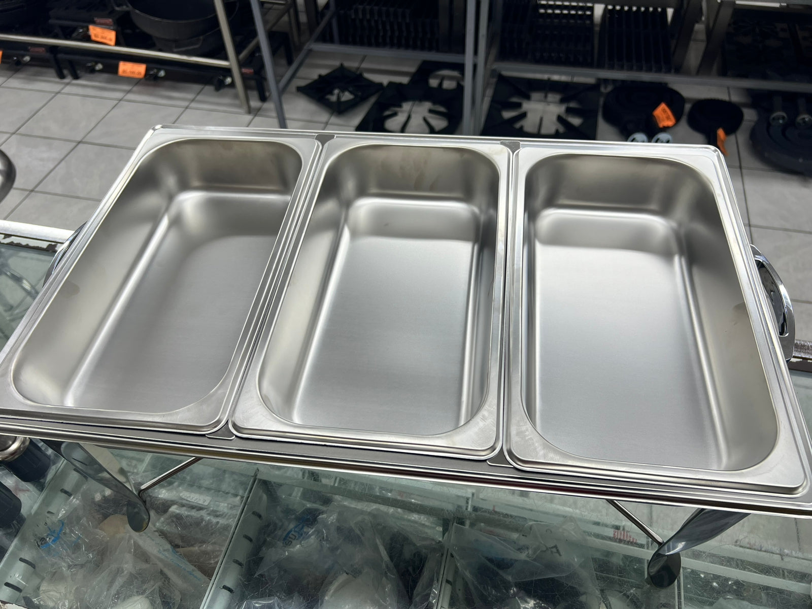 Chafer Bufetera Reforzado Completo Con 3 Tercios Arol